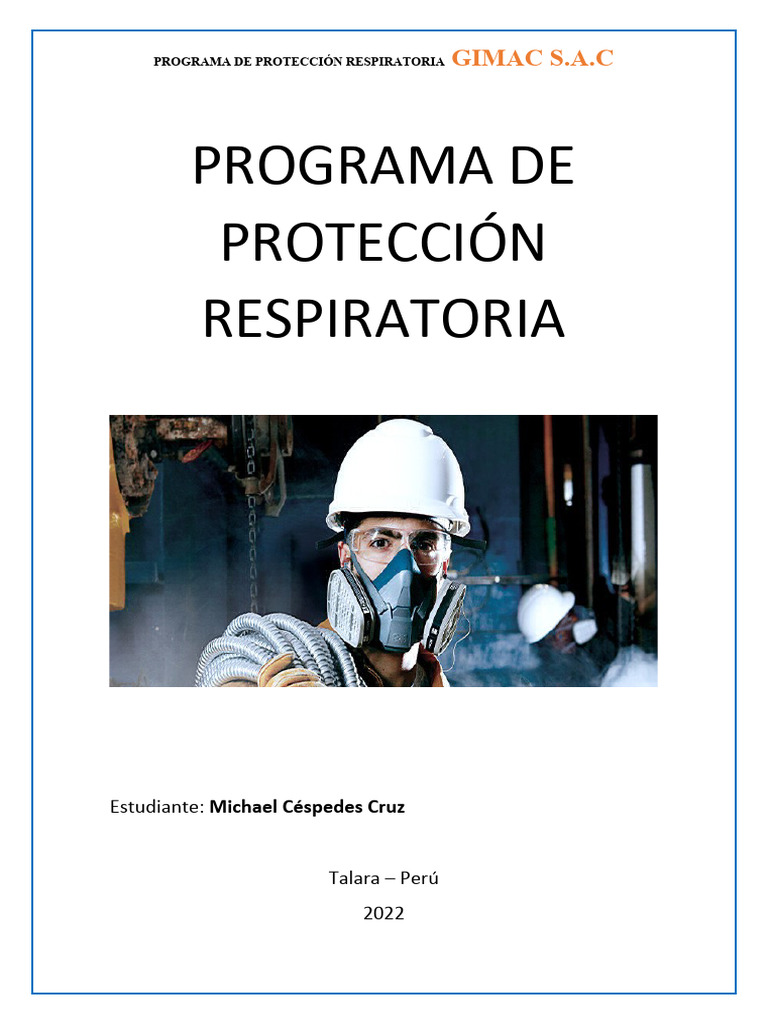 Programa de Protección Respiratoria Terminado | PDF | Pulmón | Sistema respiratorio