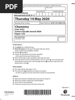 IAL Chemistry Data Booklet | PDF | Sets Of Chemical Elements | Periodic ...