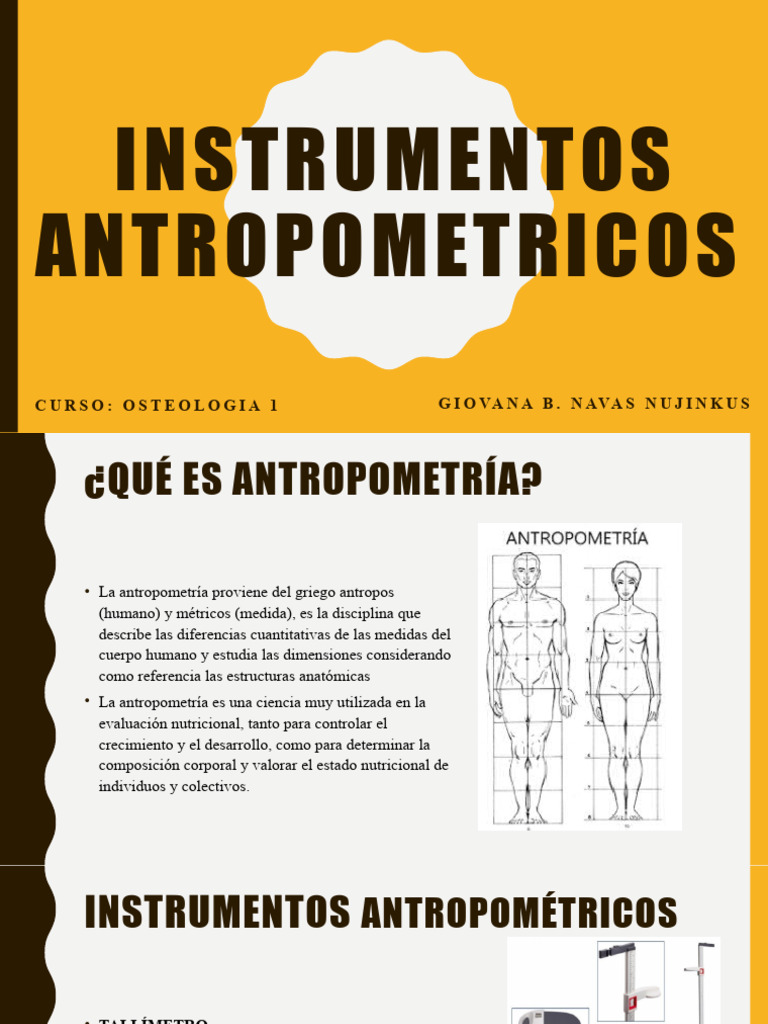 Instrumentos Antropometricos Navas | Descargar gratis PDF ...