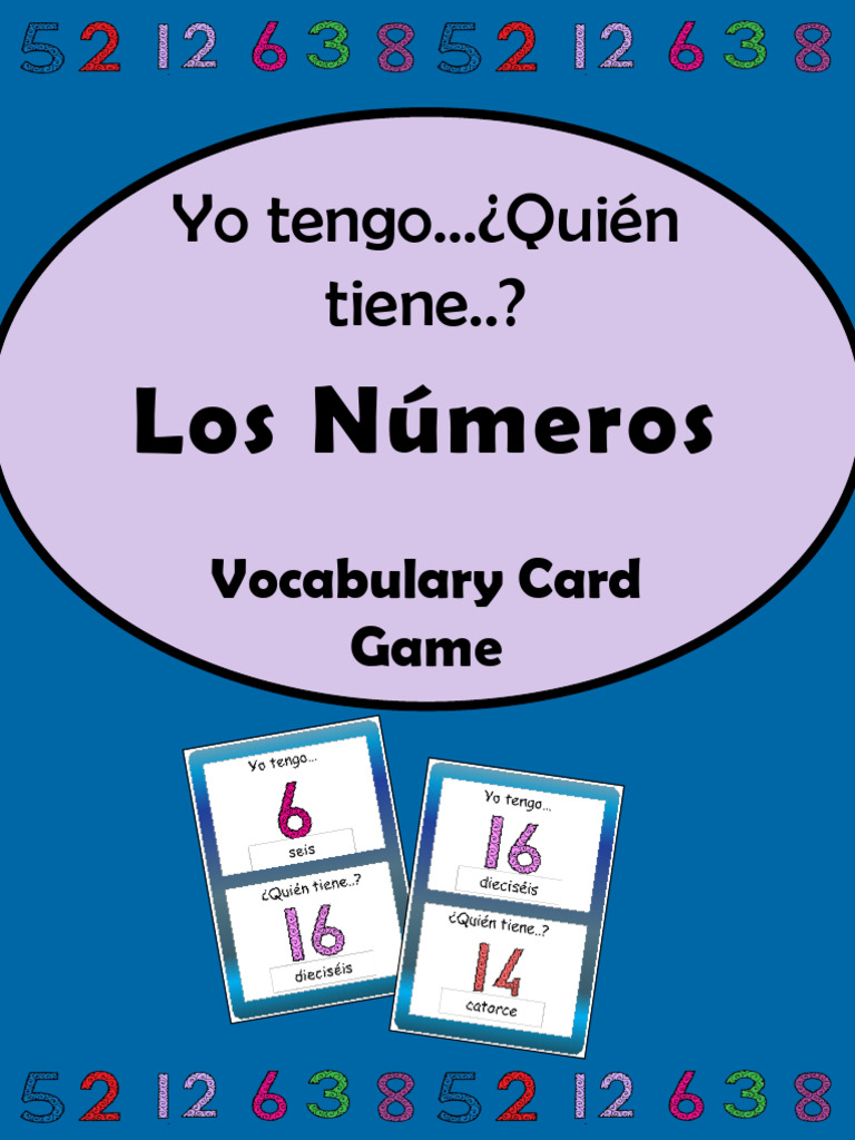 Yo Tengo ¿Quién Tiene..? | PDF