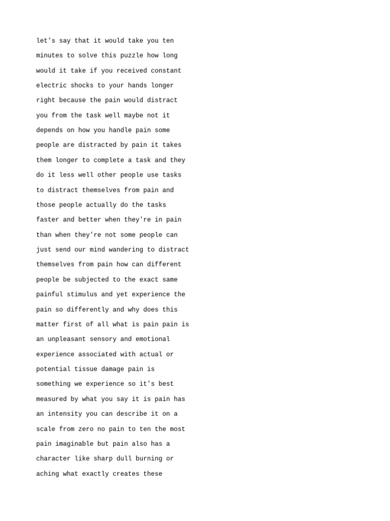 (English (Auto-Generated) ) How Does Your Brain Respond To Pain - Karen ...