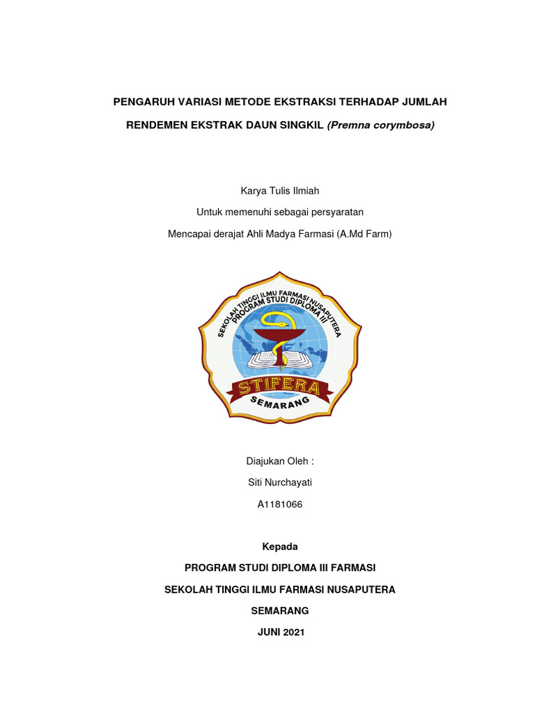 Metode Mae Dan Maserasi | PDF