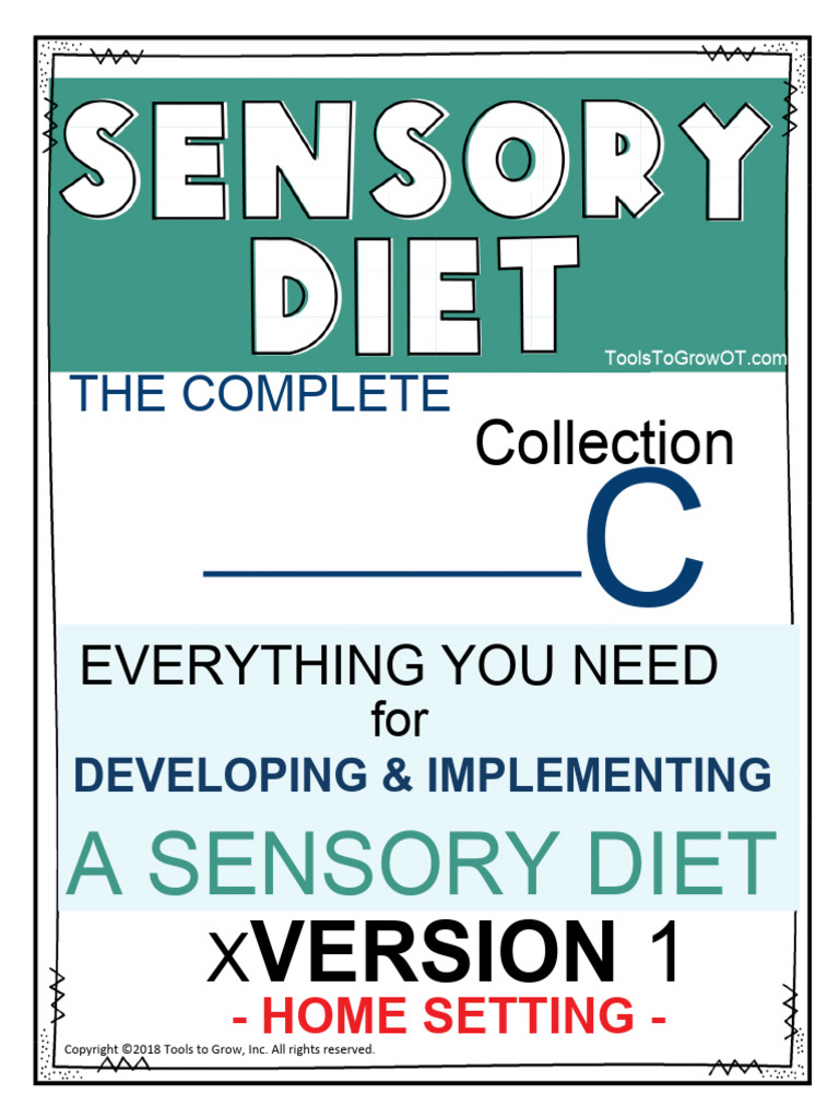 Sensory Diet The Complete Collection HOME Use VERSION 1 2rlolx ...