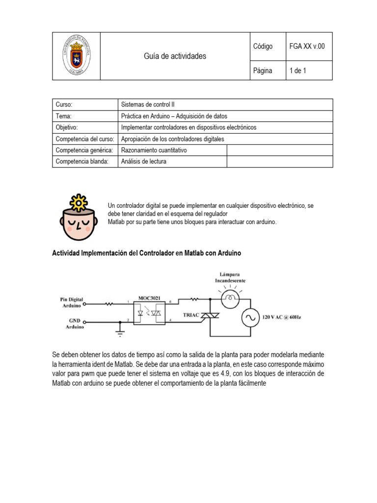 13 Práctica de Arduino | PDF | Arduino | Matlab