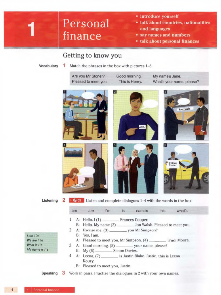 Personal Finance Basics and Vocabulary | PDF | Cheque | French Language