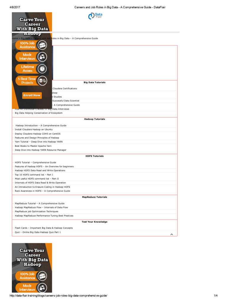 Careers and Job Roles in Big Data - A Comprehensive Guide - DataFlair ... Careers and Job Roles in Big Data - A Comprehensive Guide - DataFlair ...