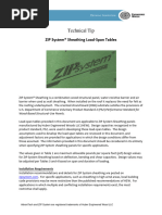Load - Span Tables For APA Structural-Use Panels | PDF | Plywood | Bending