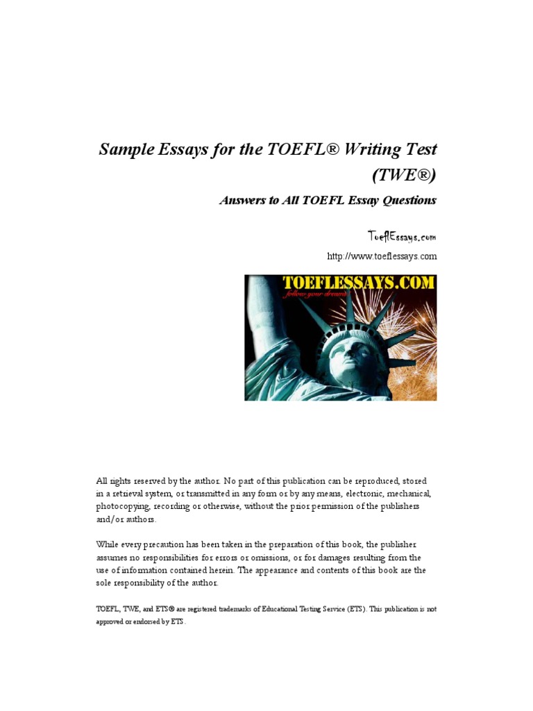 TOEFL Writing | PDF