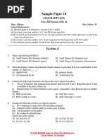 Class 10 SST PYQS With Solution Chapter-1 Resources and Development | PDF | Soil | Sustainable ...