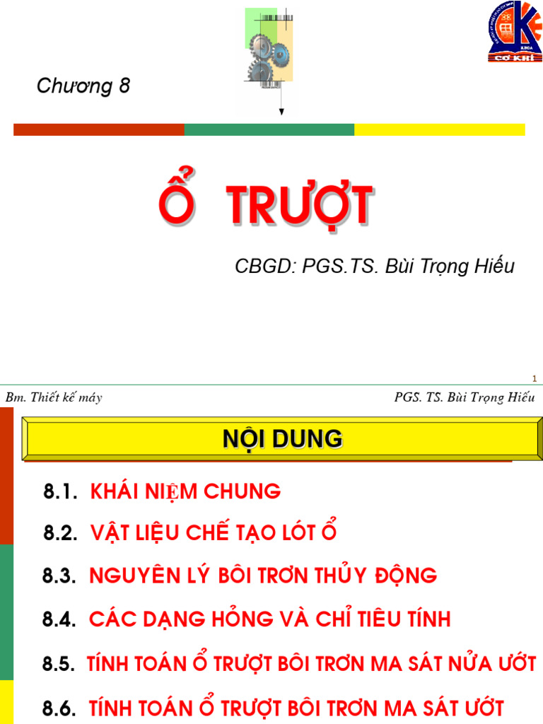 Slide Chuong 8 - O Truot | PDF