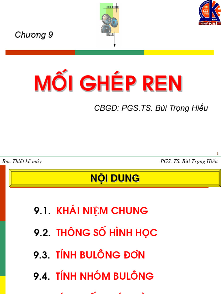 Slide - Chuong 9 - Moi Ghep Ren | PDF