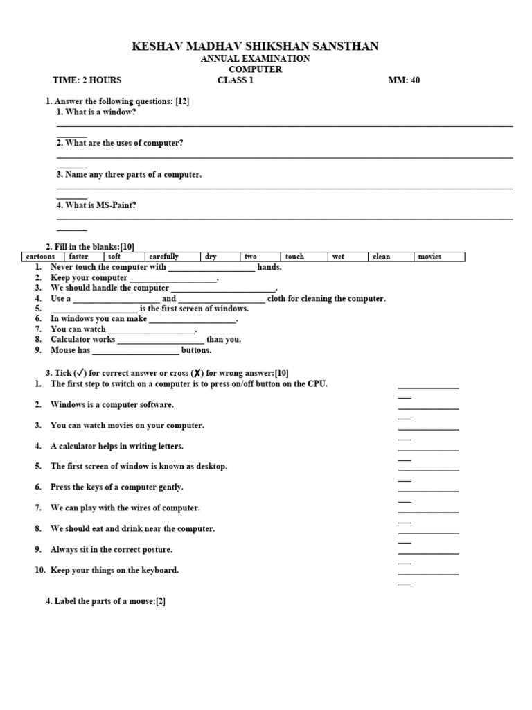 1 COMPUTER AE 2022-2023 | PDF | Computer Keyboard | Computing