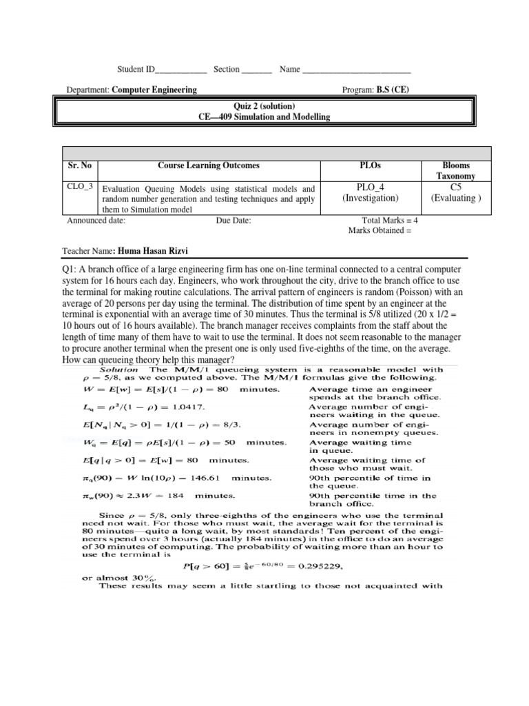 Quiz2 (Solutionfor BCD) | PDF | Probability Density Function | Probability Theory