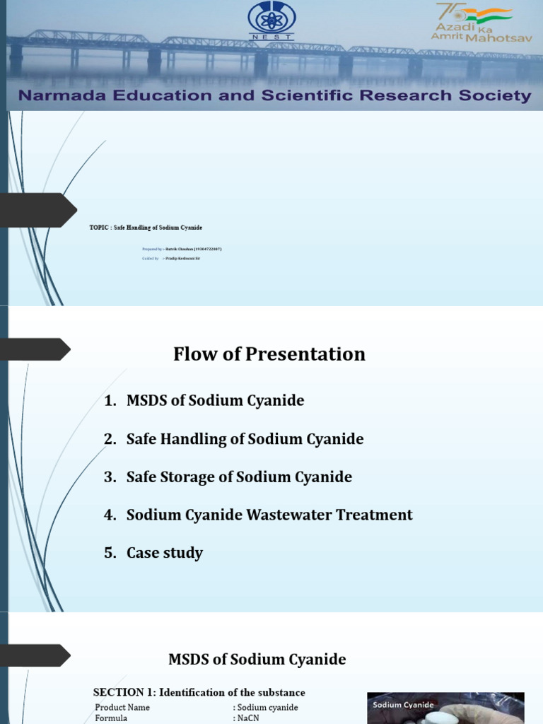Pdis Seminar | PDF | Personal Protective Equipment | Cyanide