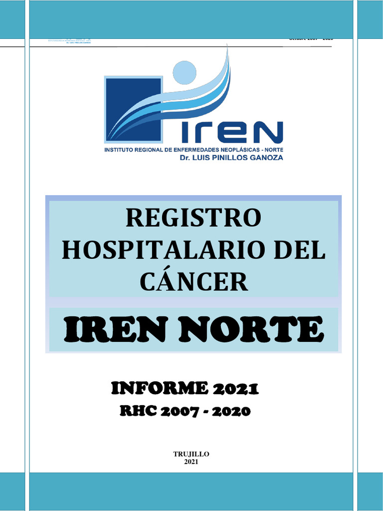 Informe RHC Iren Norte 2007 2020 | PDF | Hospital | Cáncer