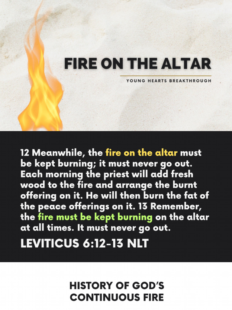 Yhb 05.05.2024 - Fire On The Altar Final | PDF