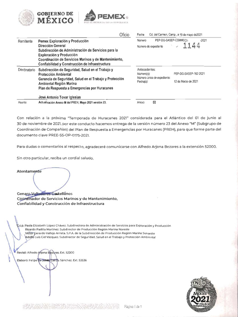 Anexo M | PDF