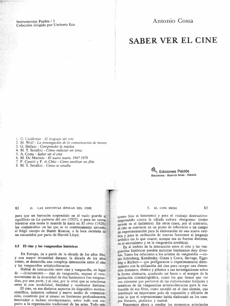 Cine y Vanguardias: Interacción Histórica | PDF | Surrealismo ...