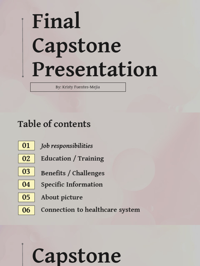 Final Capstone Presentation: By: Kristy Fuentes-Mejia | PDF | Nursing ...
