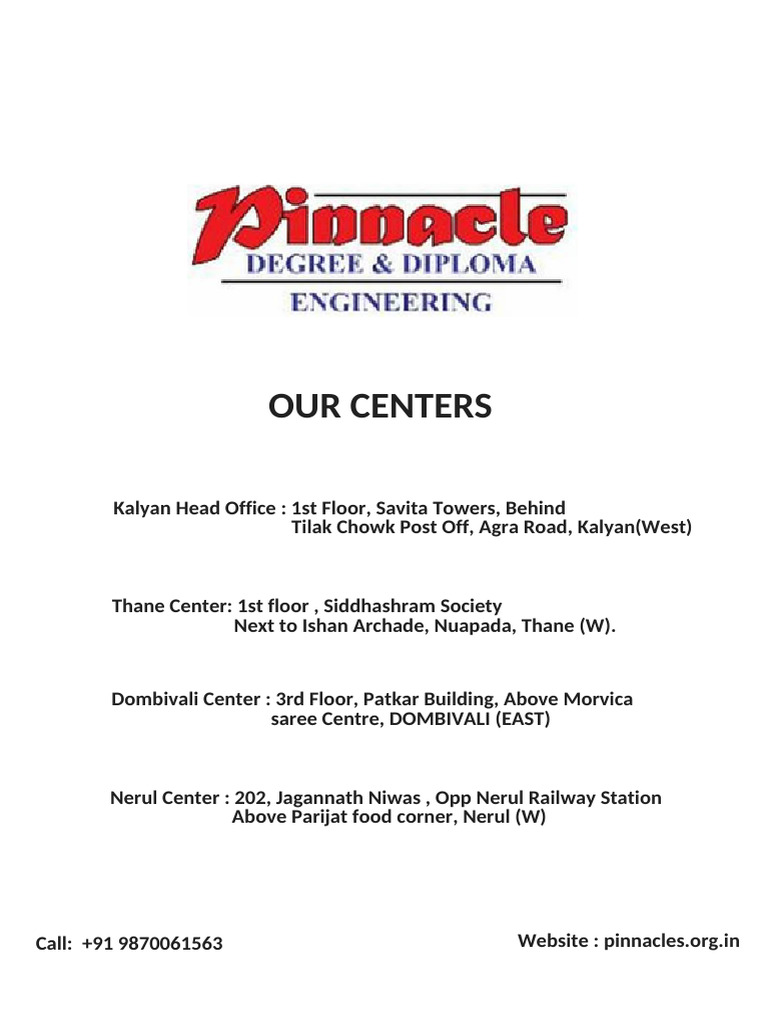 Navjeevan - Ut2 Maths QB Solution by Pinnacle Engineering Classes | PDF | Elementary Mathematics ...