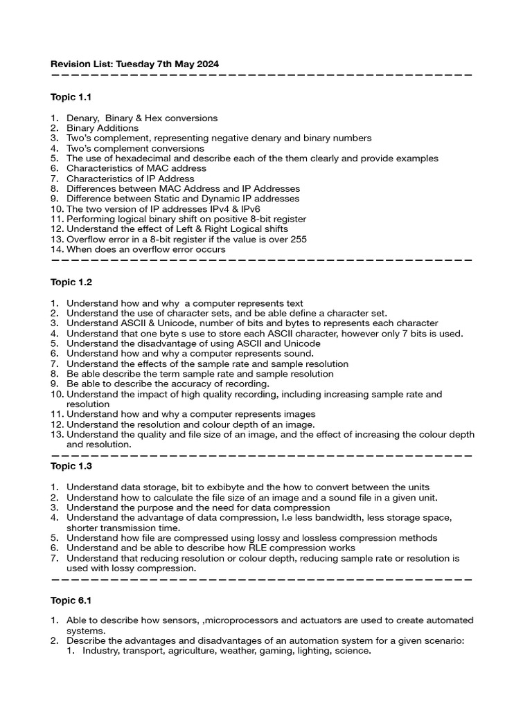 DGCA - Final Day To Day Revision List Revision 1 | PDF | Data Compression | Ip Address