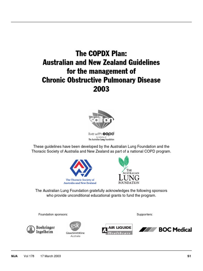 Copdx Plan Mja | PDF | Chronic Obstructive Pulmonary Disease | Asthma