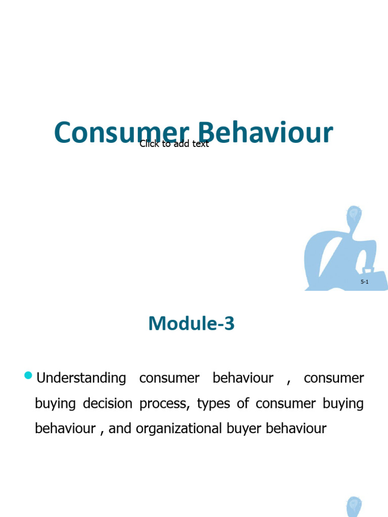 Module-3 | PDF | Consumer Behaviour | Behavior