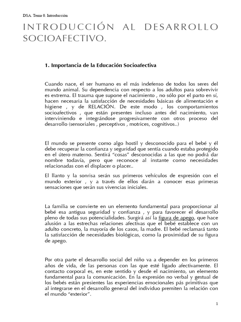DSA Tema 0 PDF | PDF | Las emociones | Terapia racional de comportamiento emotivo