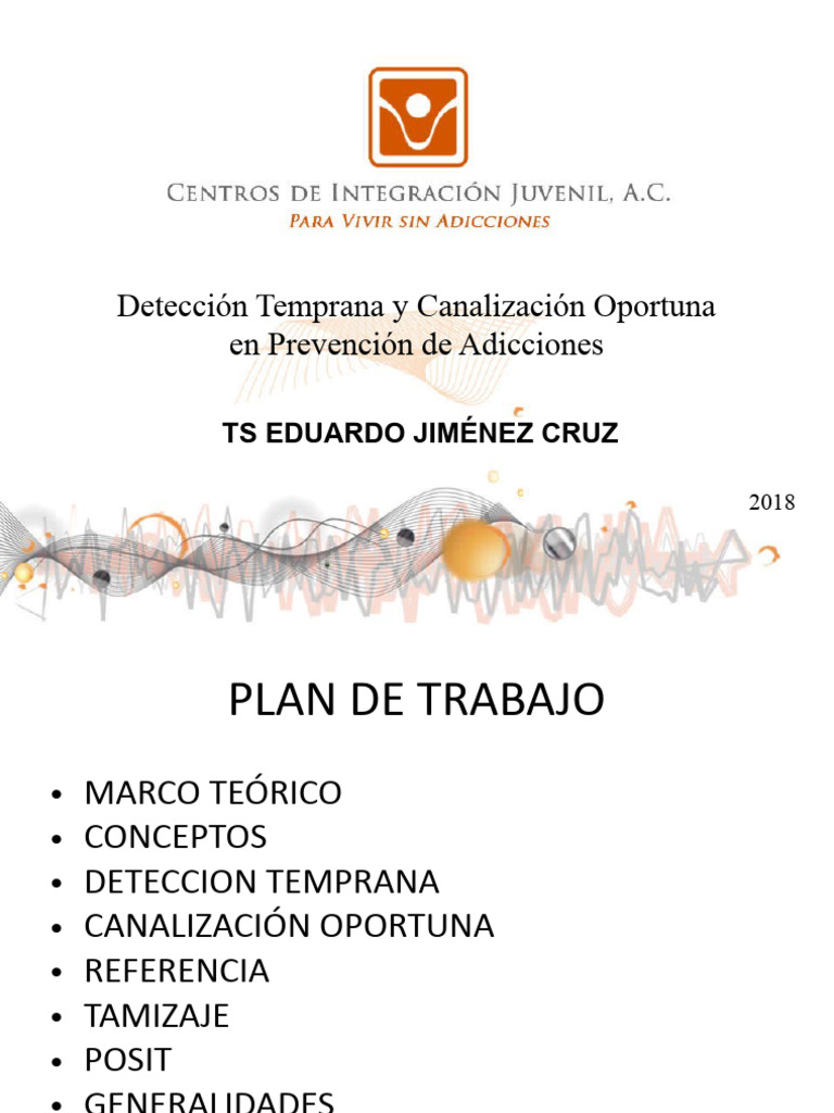 Detección Temprana y Canalización Oportuna | PDF | La dependencia de ... Detección Temprana y Canalización Oportuna | PDF | La dependencia de ...