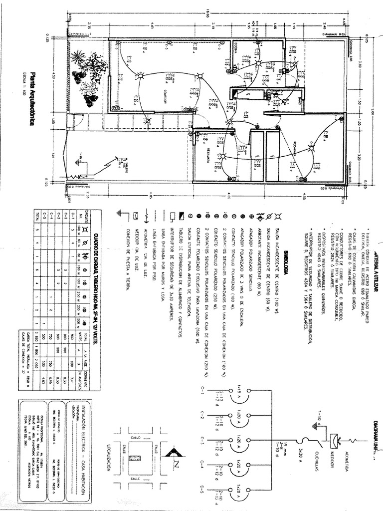 Ejemplos Planos Electricos | PDF