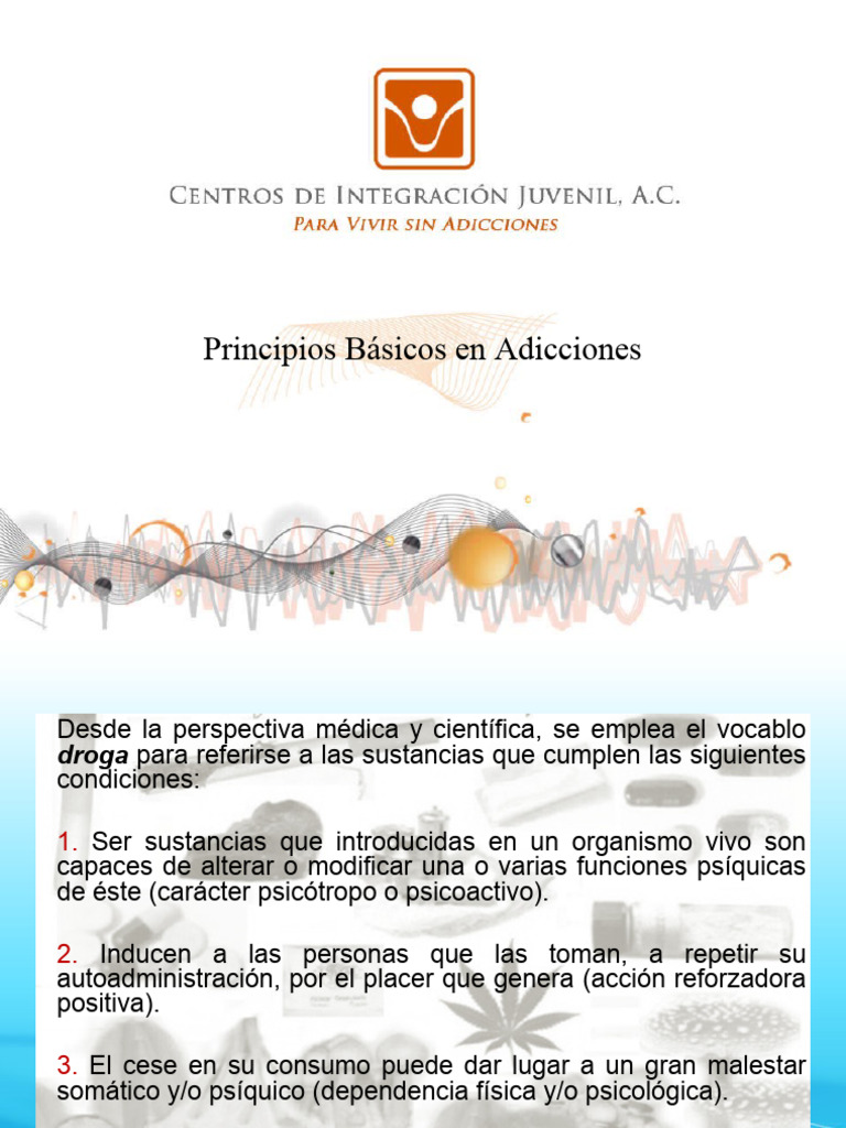 Conceptos Básicos | PDF | La dependencia de sustancias | Drogas Psicoactivas