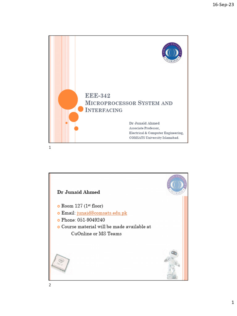 Lec 1-2 | PDF | Random Access Memory | Read Only Memory