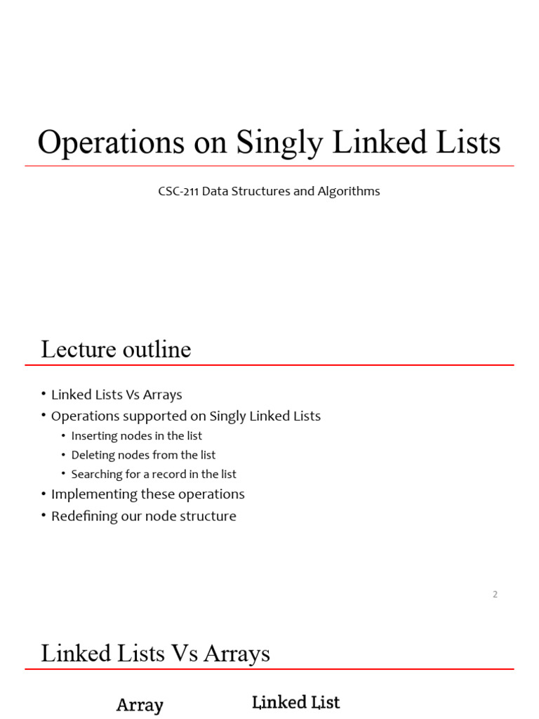 Week 3 Linked Lists Advanced Topics | PDF | Pointer (Computer ... Week 3 Linked Lists Advanced Topics | PDF | Pointer (Computer ...