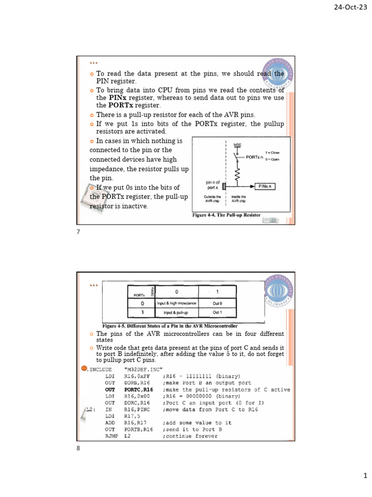 Lec 11 | PDF | Input/Output | Electronics