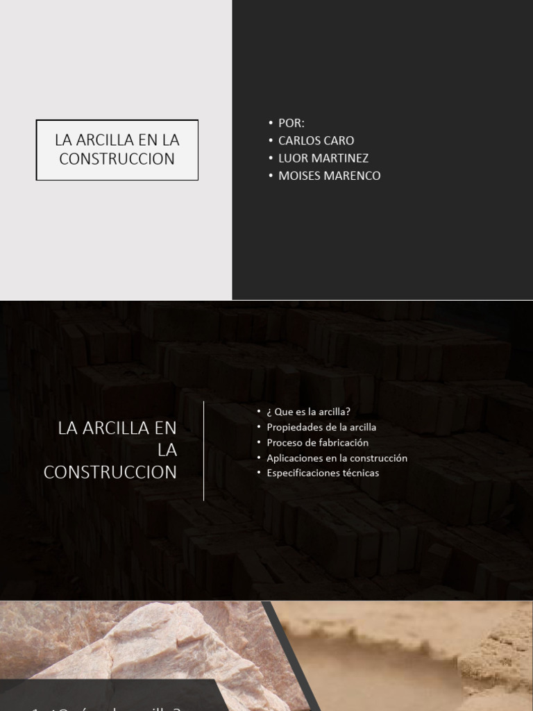 Arcilla | PDF | Arcilla | Ladrillo