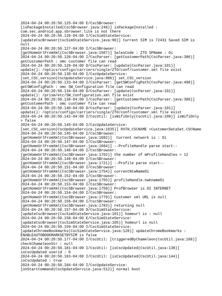 Home Fota Update Log | PDF | Software Engineering | Computer Programming