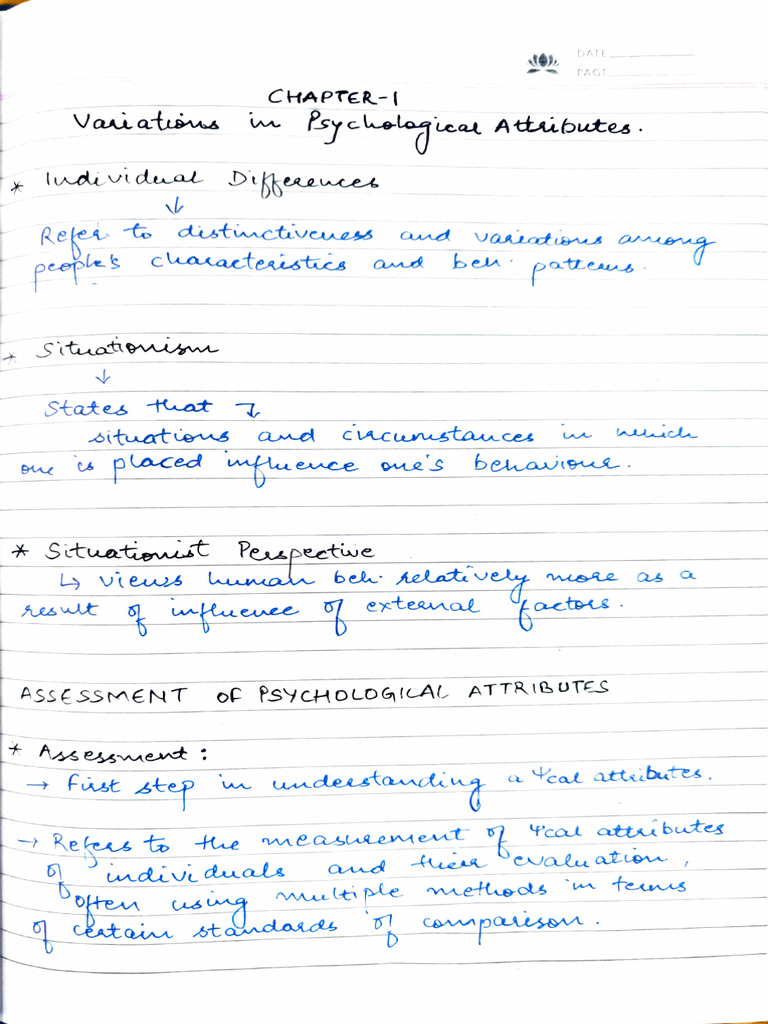 Chapter 1 Written Notes Pdf