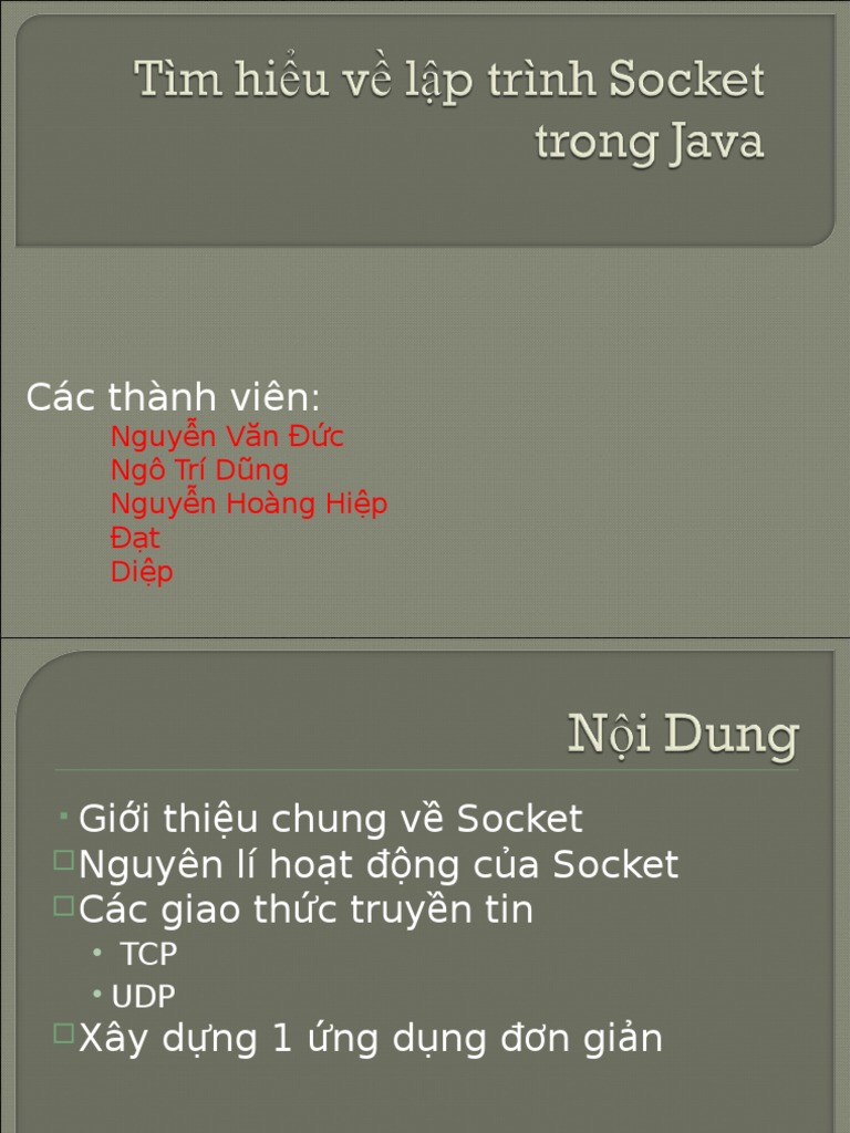 Tìm hiểu về lập trình Socket trong Java | PDF