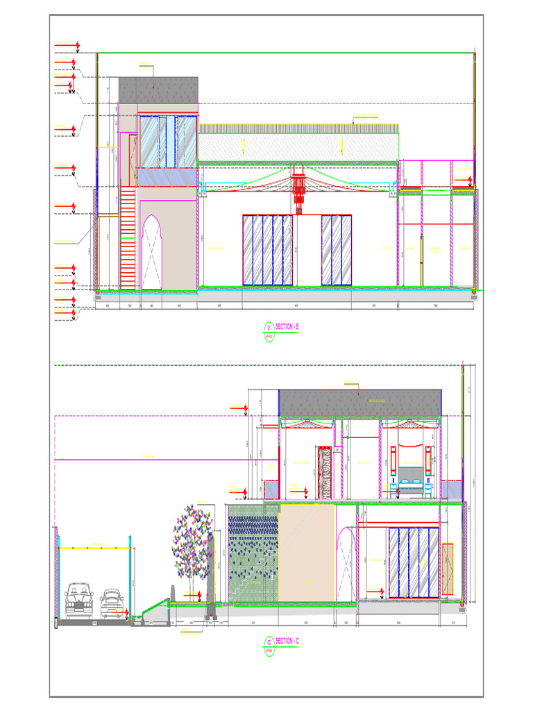 Elevations and Sections - 202 | PDF | Wall | Local Government Areas Of ...