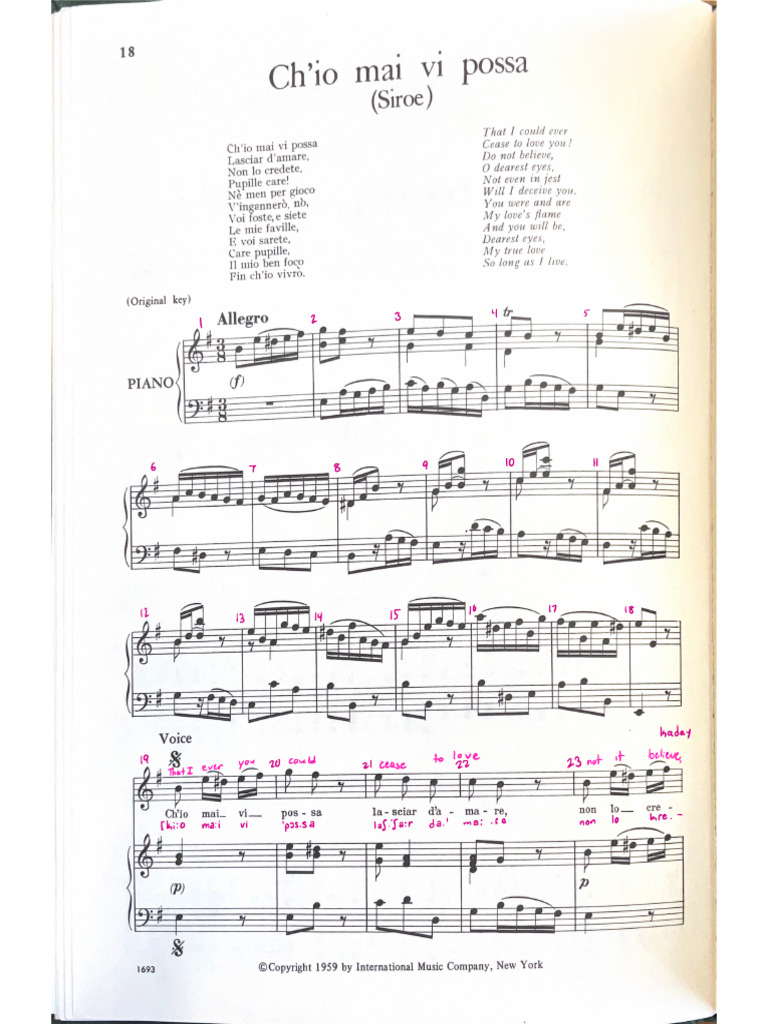 Ch'io Mai VI Possa - Handel | PDF | Musical Forms | Musical Compositions