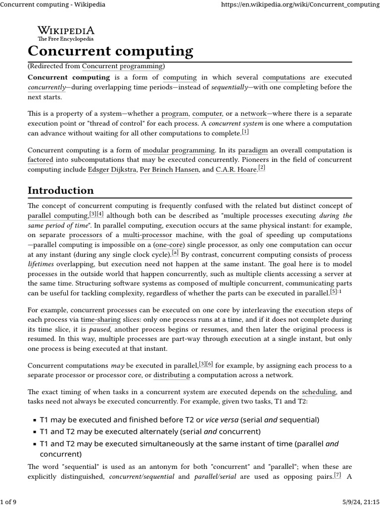 Understanding Concurrent Computing | PDF | Concurrent Computing | Systems Engineering