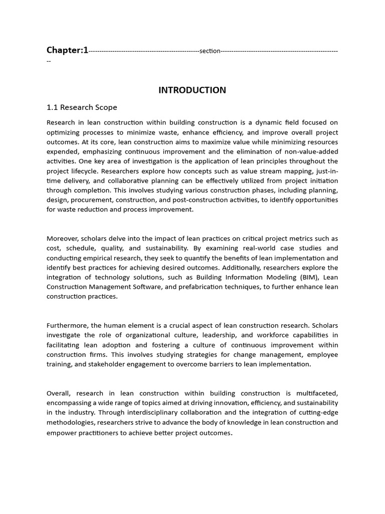 Lean Const. Final | PDF | Lean Manufacturing | Project Management