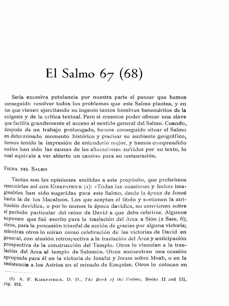 01-El Salmo 67 | PDF | Salmos | Moisés