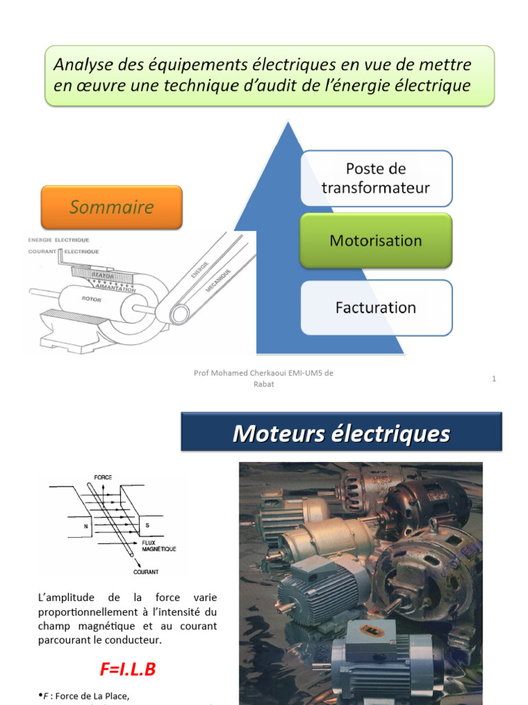 Présentation Analyse 2 Moteurs | PDF | Électrotechnique | Électricité