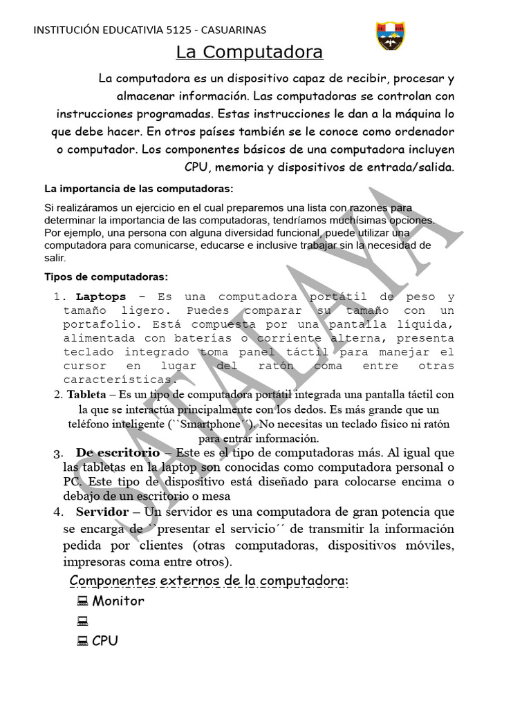 La Computadora | PDF