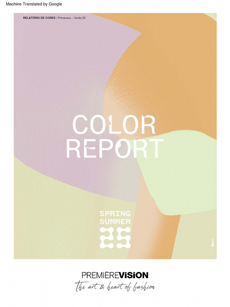 PV - Color Report SS25 | PDF | Cor