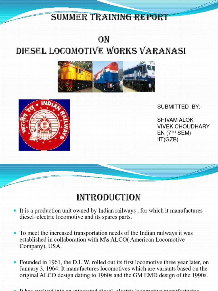 Diesel Locomotive Works Overview | PDF | Engines | Locomotives