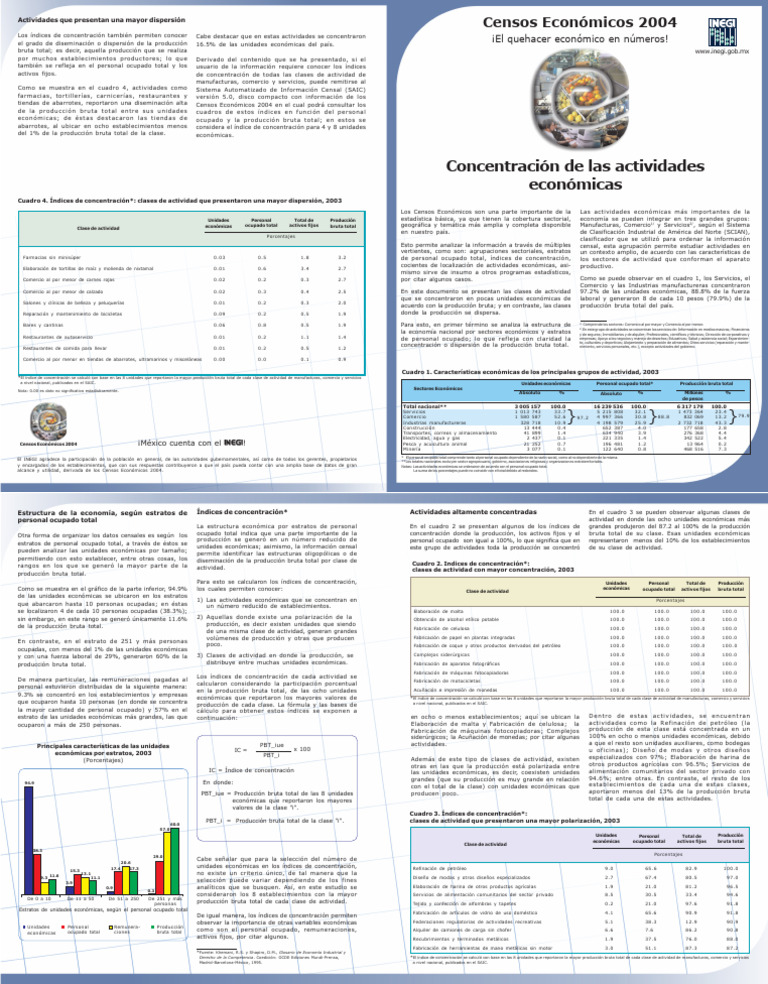 CT Concentracion Act Economicas | PDF | Economias | Procesos de negocio