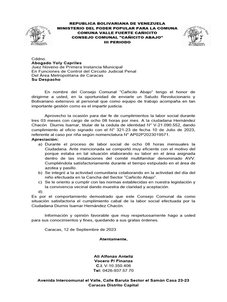 Carta de Labor Social Diurnis | PDF | Gobierno
