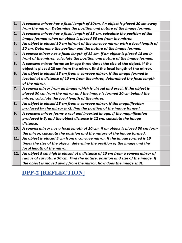 DPP-2 Reflection | PDF